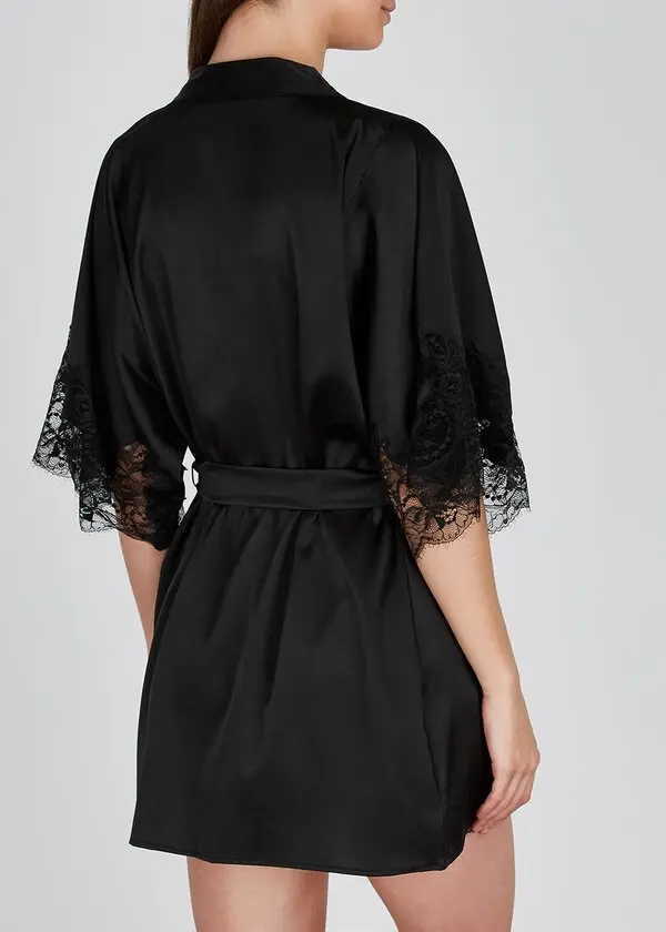 FLEUR OF ENGLAND Signature Silk-blend Robe