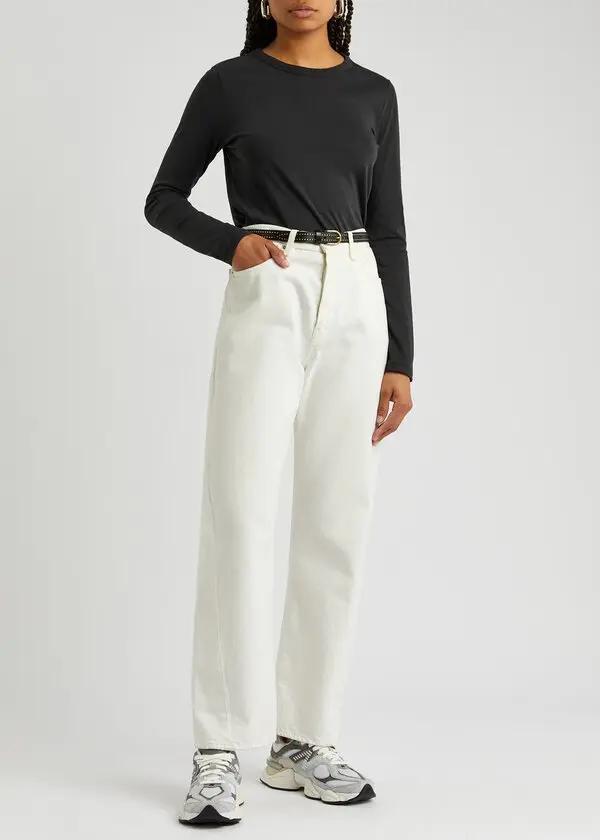 Rag & Bone The Slub Cotton Top - Black