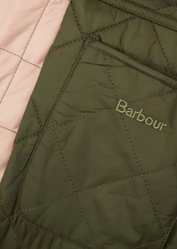 Barbour Deveron Quilted Shell Jacket - Olive