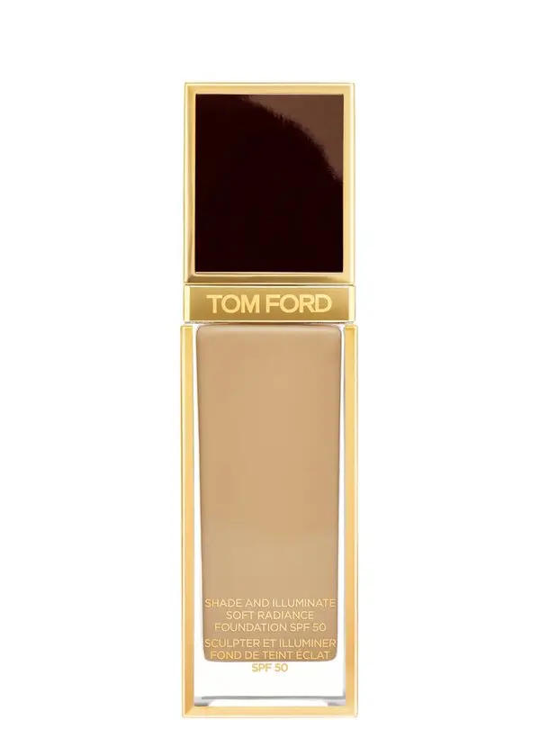 TOM FORD Shade And Illuminate Soft Radiance Foundation Spf 50, Makeup, Nu13 Sepia, 72, Sun Protection, Radiant Finish - 7.2 Sepia