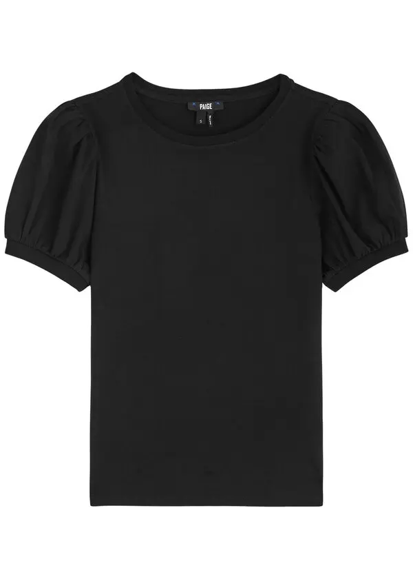 Paige Puff Sleeve Cotton T-shirt
