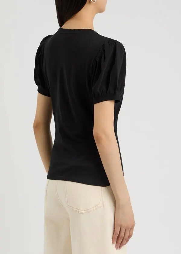 Paige Puff Sleeve Cotton T-shirt