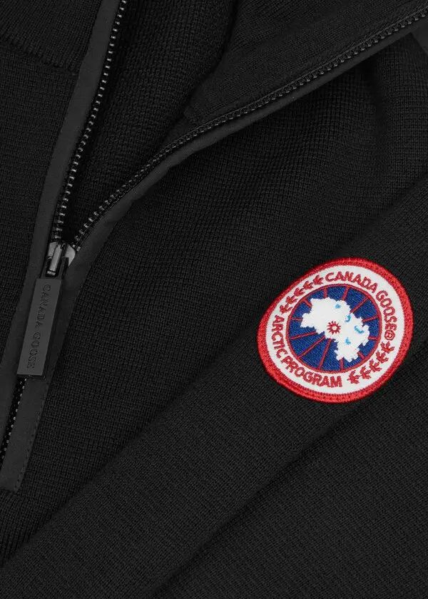 Canada Goose Stormont Panelled Half-zip Wool Sweatshirt