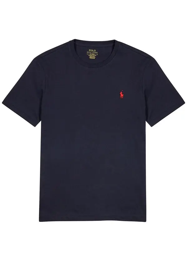 Polo Ralph Lauren Custom Slim Cotton T-shirt - Navy