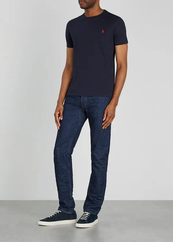 Polo Ralph Lauren Custom Slim Cotton T-shirt - Navy