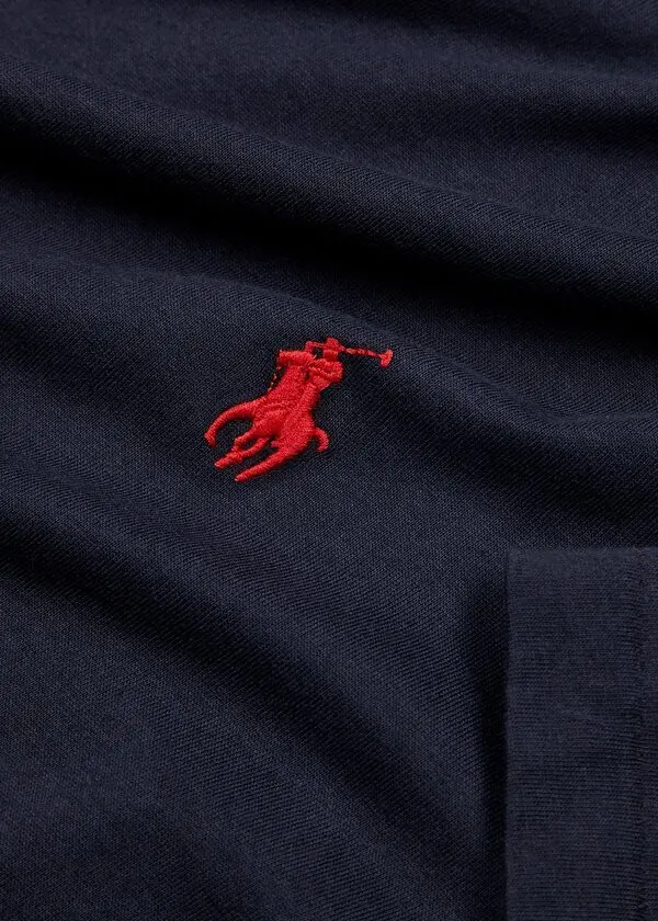 Polo Ralph Lauren Custom Slim Cotton T-shirt - Navy
