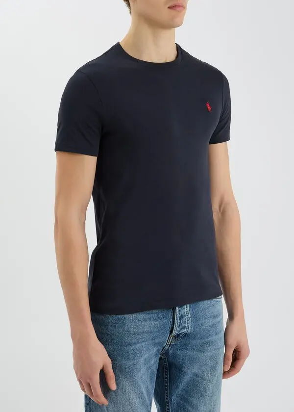 Polo Ralph Lauren Custom Slim Cotton T-shirt - Navy