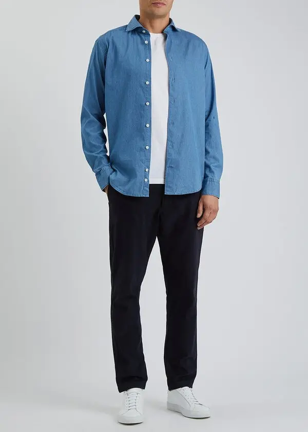 Eton Chambray Shirt - Blue