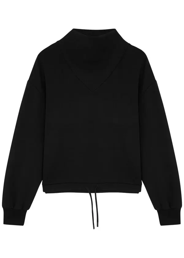 Varley Betsy Stretch-jersey Sweatshirt - Black