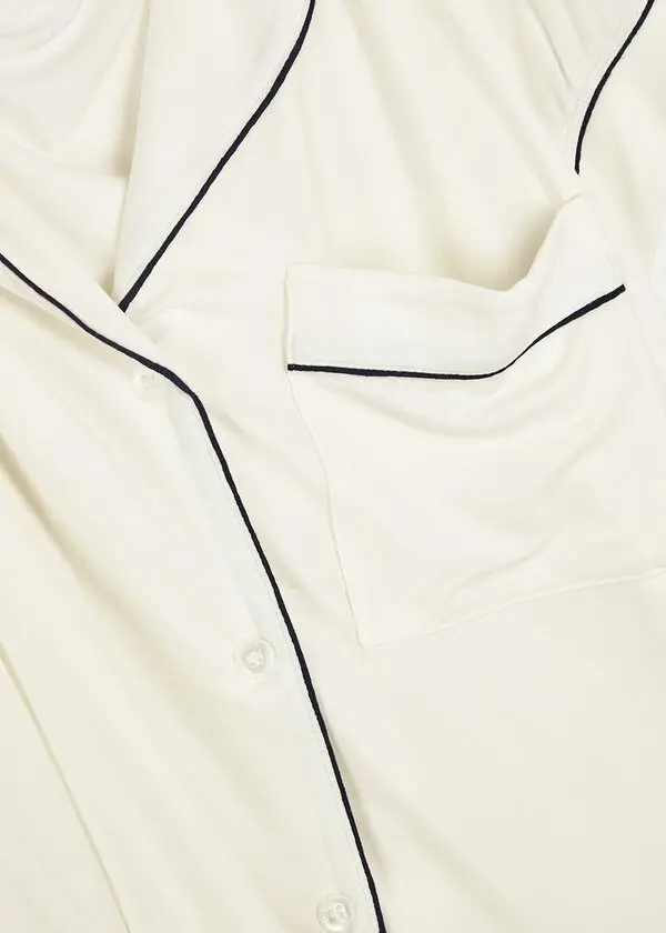 Eberjey Gisele Stretch-jersey Pyjama Set - Ivory