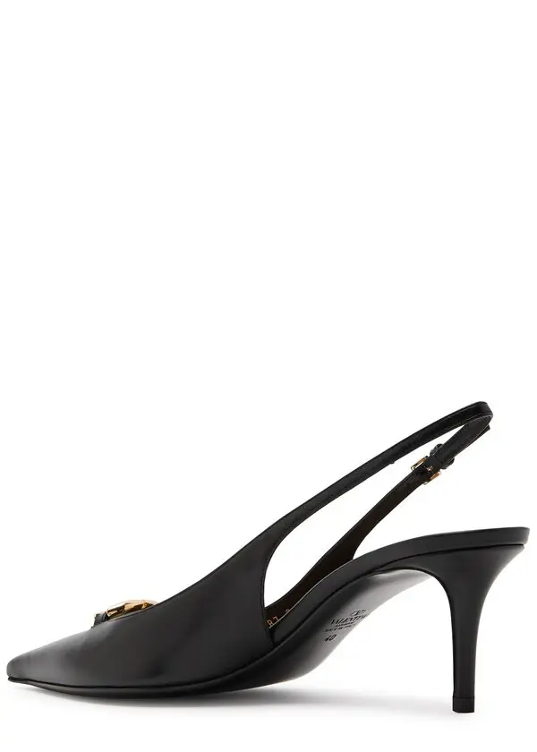 Valentino Garavani 60mm Vlogo Slingback Pumps - Black