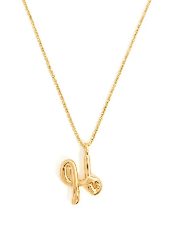 MISSOMA H Initial 18kt -plated Necklace