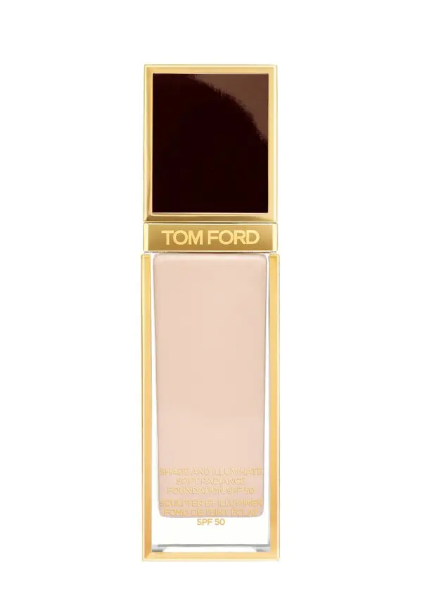 TOM FORD Shade And Illuminate Soft Radiance Foundation Spf 50, Rose, Luminous Finish, Buildable Coverage, Radiant Glow - 0.4 Rose