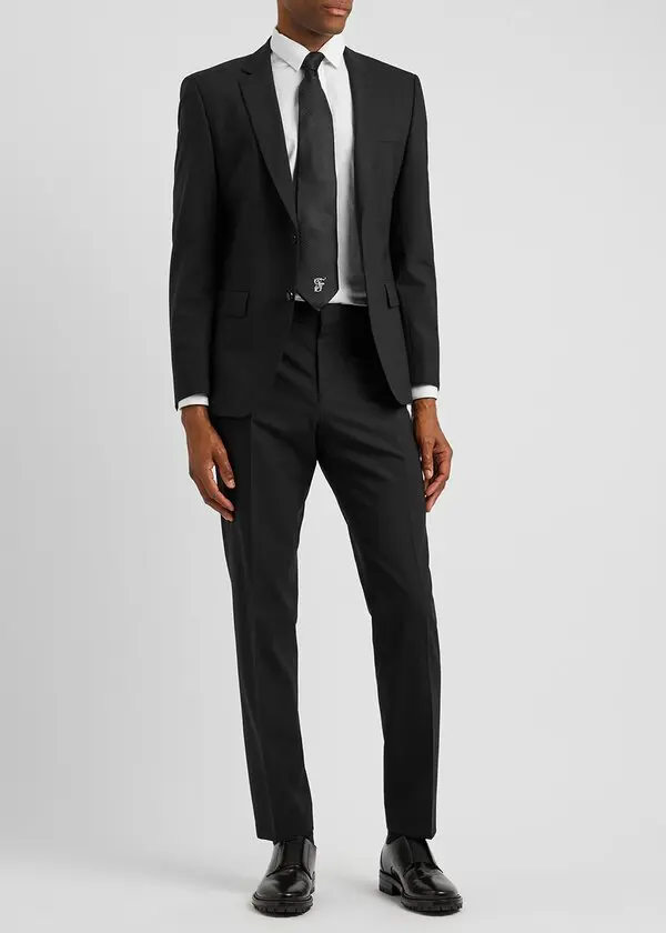 BOSS Slim Stretch-wool Blazer