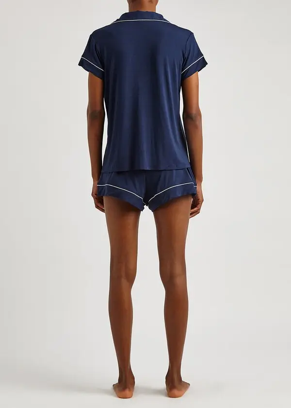 Eberjey Gisele Stretch-jersey Pyjama - Navy