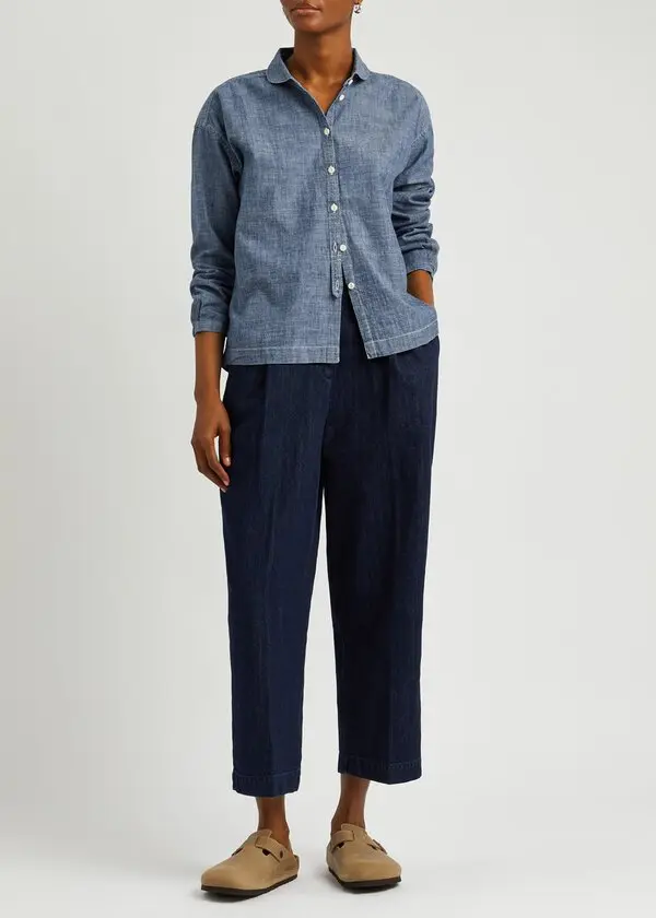 You Must Create Marianne Cotton Chambray Shirt