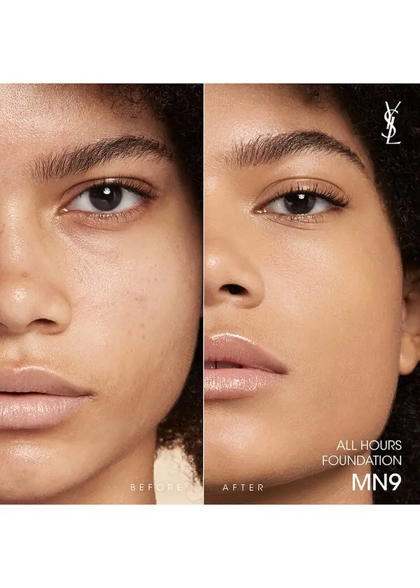 Saint Laurent All Hours Luminous Matte Foundation Spf39 - Mn9