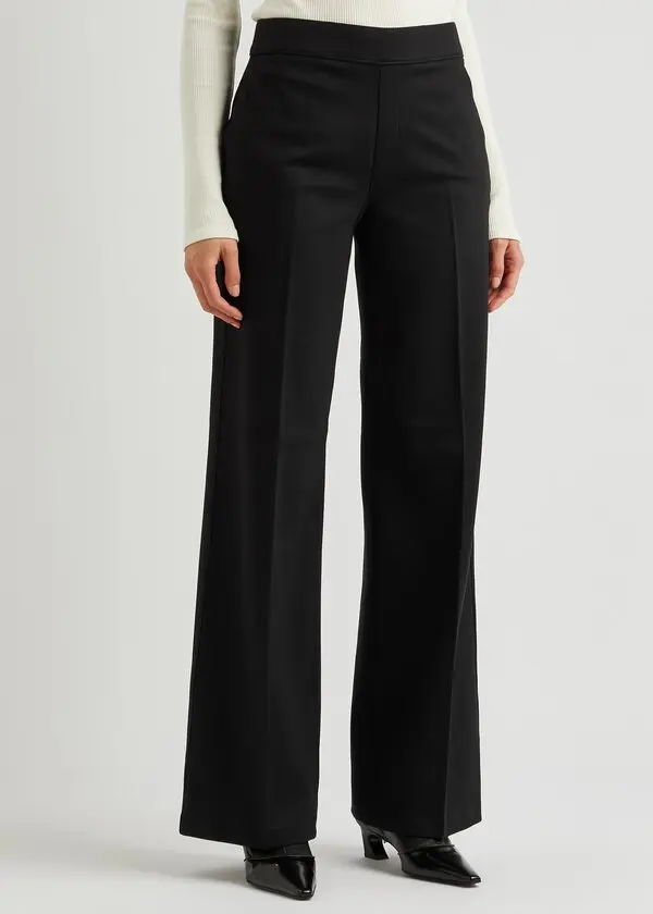 Spanx Wide-leg Stretch-jersey Trousers