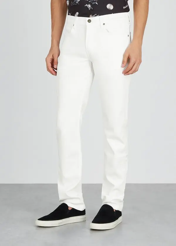 Paige Lennox Slim-leg Jeans - White