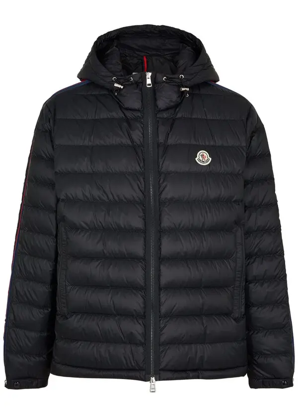 Moncler Agout Quilted Shell Jacket - Navy