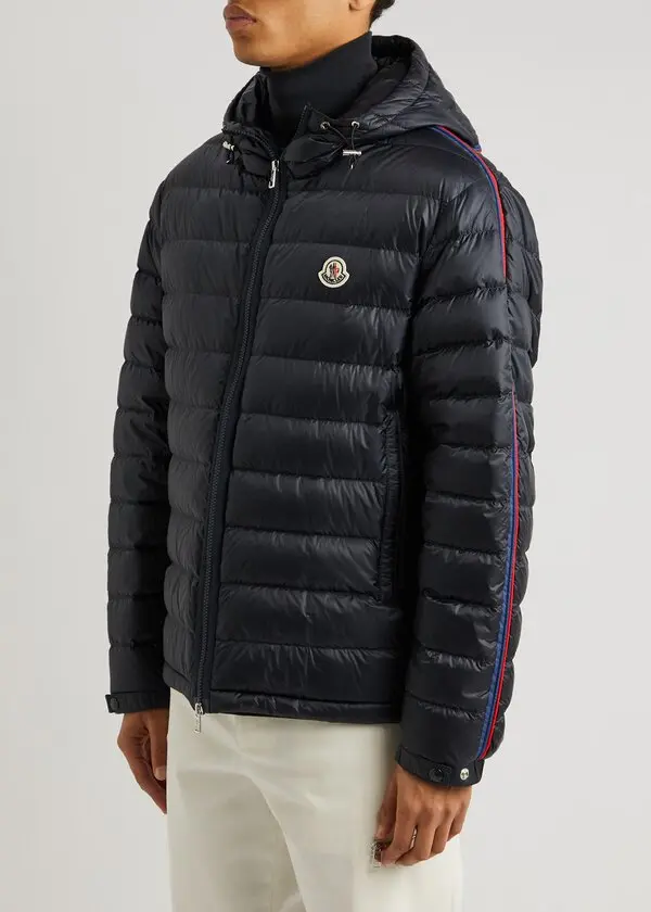 Moncler Agout Quilted Shell Jacket - Navy