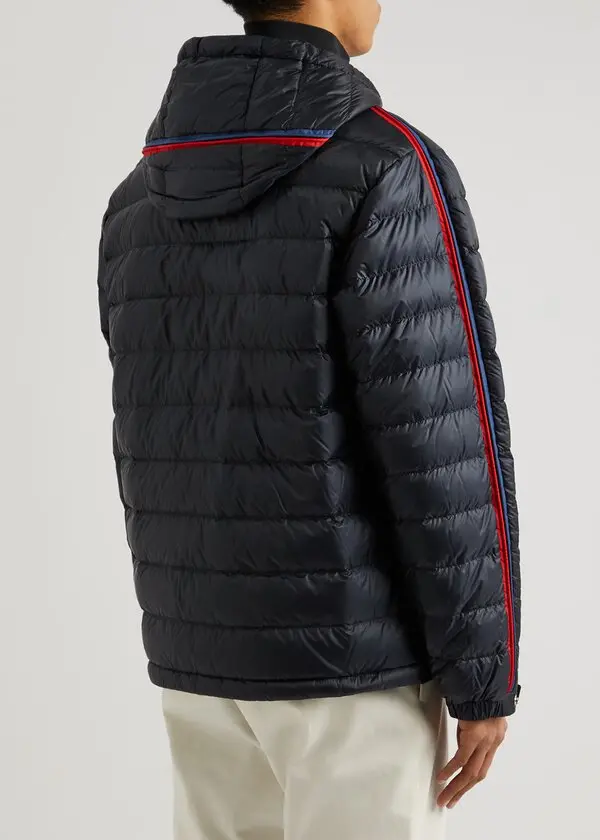 Moncler Agout Quilted Shell Jacket - Navy