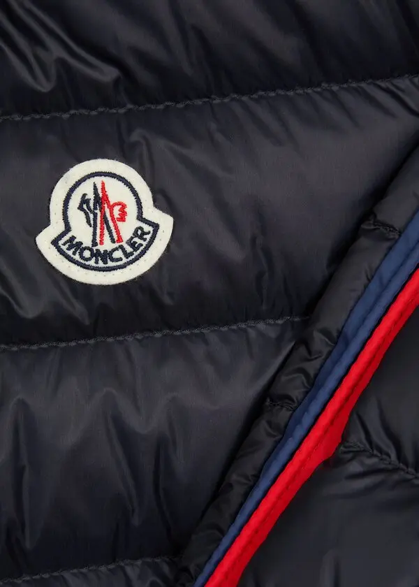 Moncler Agout Quilted Shell Jacket - Navy