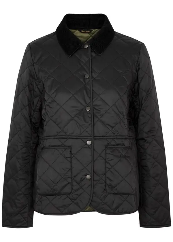 Barbour Deveron Quilted Jacket - Black