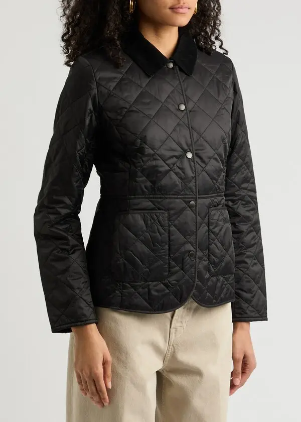 Barbour Deveron Quilted Jacket - Black