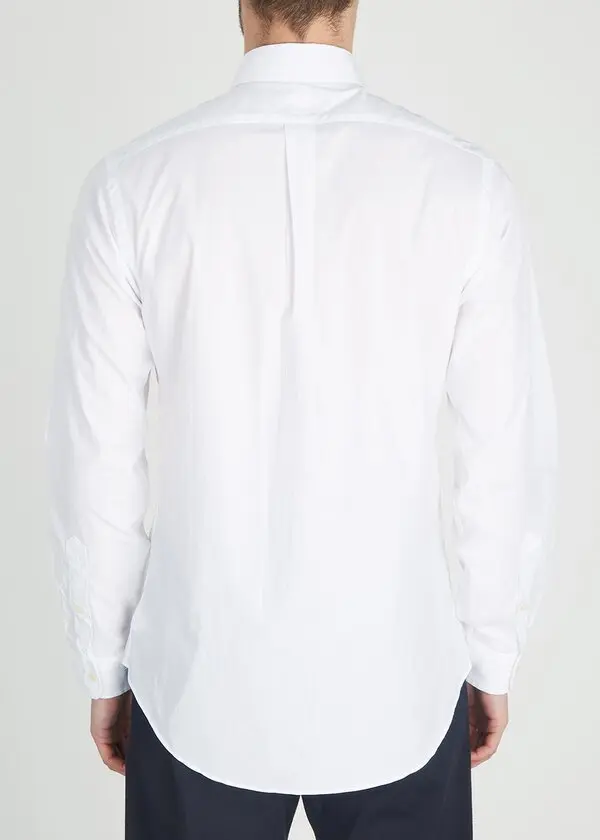 Polo Ralph Lauren Custom Cotton-poplin Shirt - White