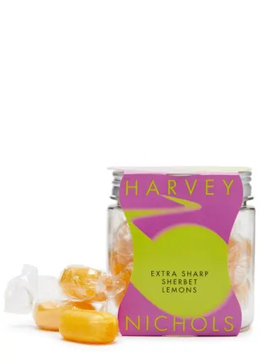 HARVEY NICHOLS Sherbet Lemons 130g, Lemon-infused Hard Candy Shell Is A Burst Of Tangy, Tongue-tingling Sherbet, 130g - Na