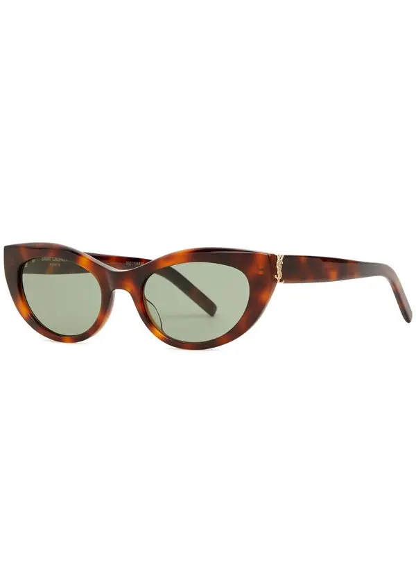 Saint Laurent Cat-eye Sunglasses - Brown