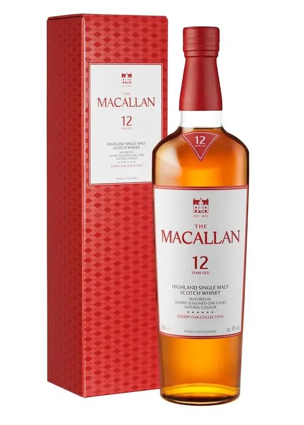 THE MACALLAN Macallan 12 Year Old Malt Scotch, Whisky, Sherry Oak, Single Malt - N/a