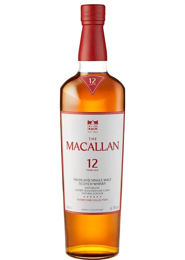 THE MACALLAN Macallan 12 Year Old Malt Scotch, Whisky, Sherry Oak, Single Malt