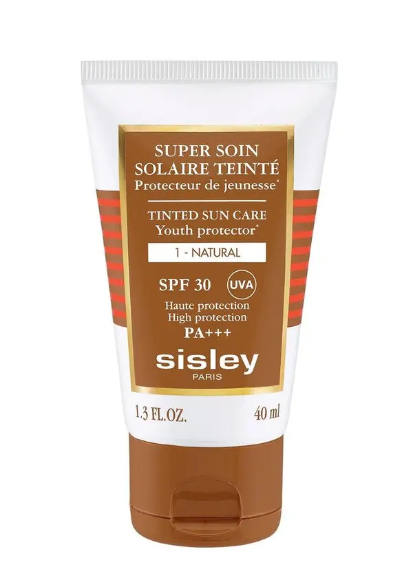 Sisley Tinted Facial Suncare Spf30 Suncare, Natural, Youth Protector, Moisturising Formula, Shea Butter Oil, Camellia Oil And Mango Extract - 1 Natural