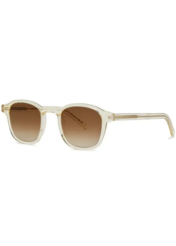 Saint Laurent Round-frame Sunglasses - Brown