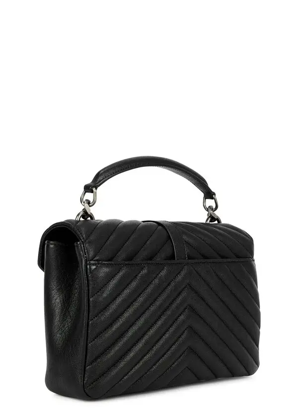 Saint Laurent College Medium Shoulder Bag - Black