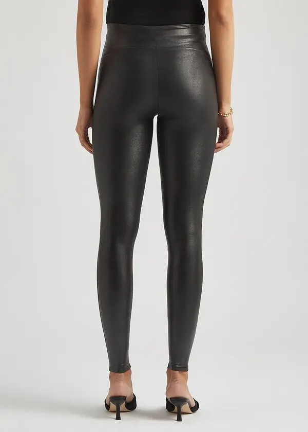 Spanx Faux Stretch-leather Leggings