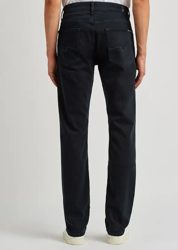 7 For All Mankind Slimmy Luxe Performance Jeans - Dark Blue