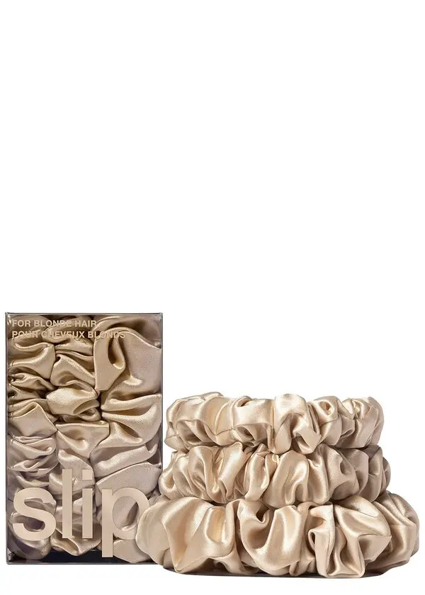Slip Silk Scrunchies Set - Blonde