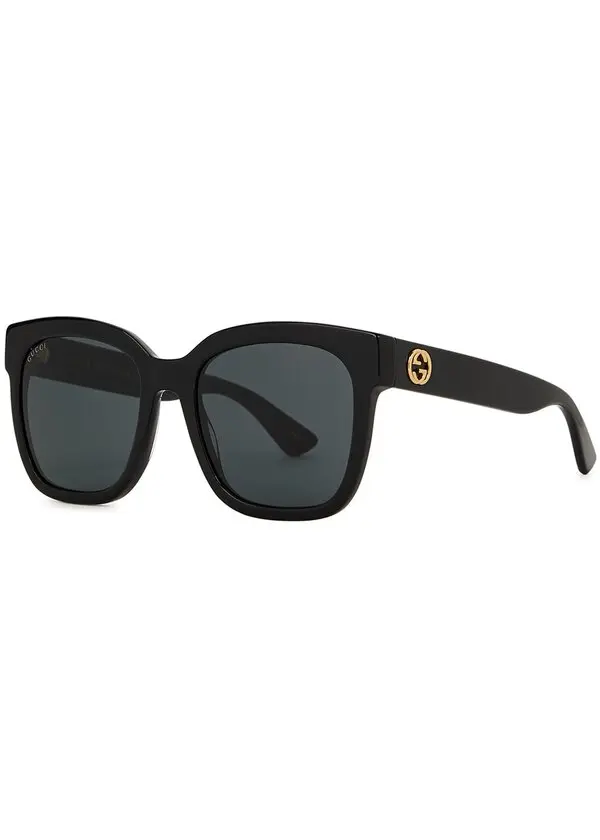 Gucci Square-frame Sunglasses - Black