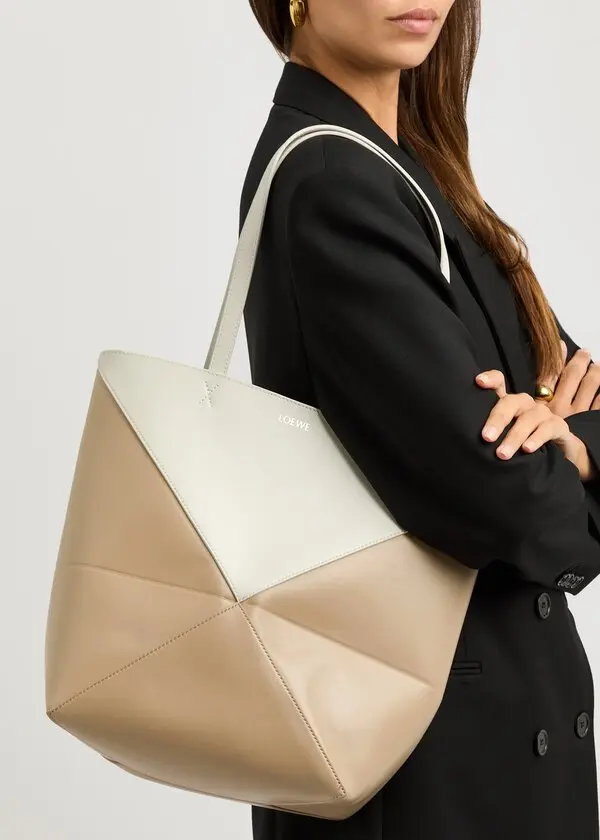 Loewe Puzzle Fold Medium Leather Tote
