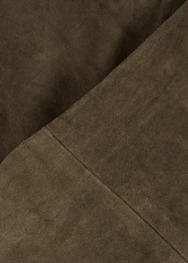 Vince Split-cuff Suede Trousers