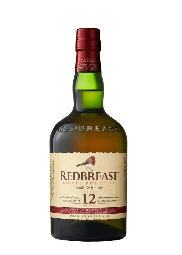 REDBREAST 12 Year Old Single Pot Still Irish Whiskey, Irish Whiskey, Bourbon And Oloroso Sherry Casks - N/a