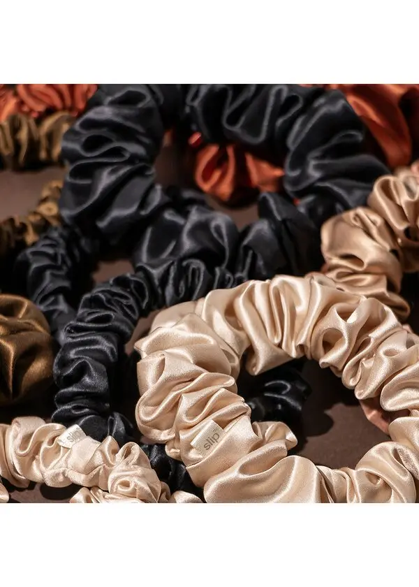 Slip Silk Scrunchies - Light Brown