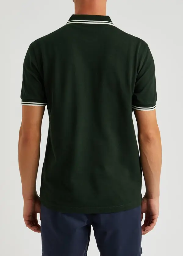 Fred Perry M3600 Piqué Cotton Polo Shirt - Dark Green