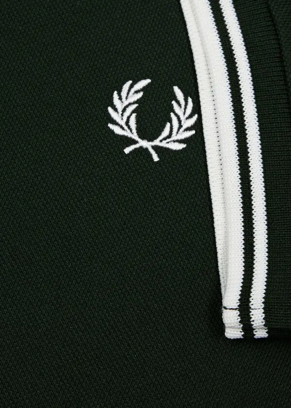 Fred Perry M3600 Piqué Cotton Polo Shirt - Dark Green