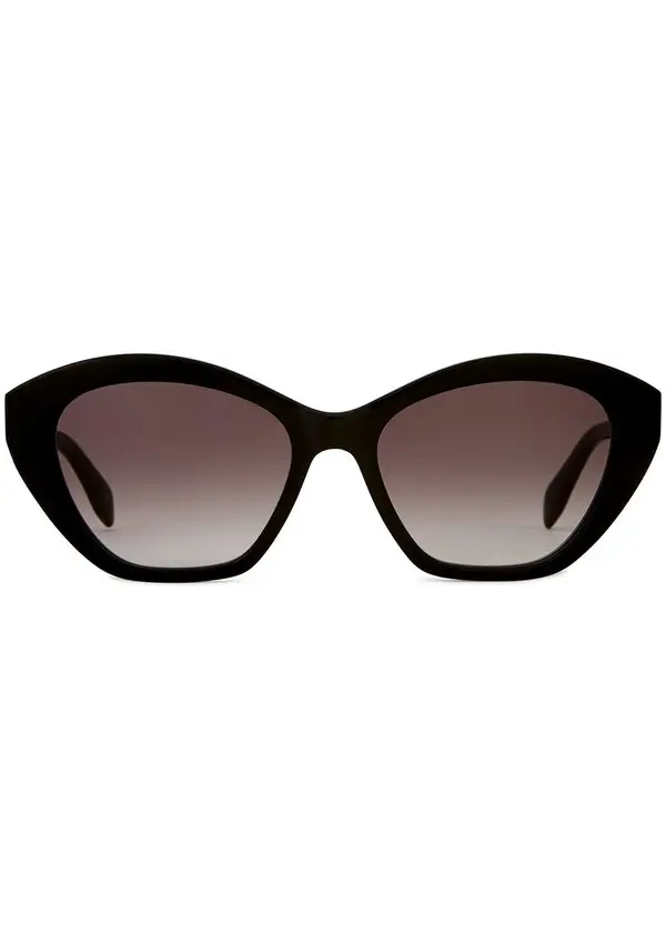 Alexander McQueen Black Cat-eye Sunglasses