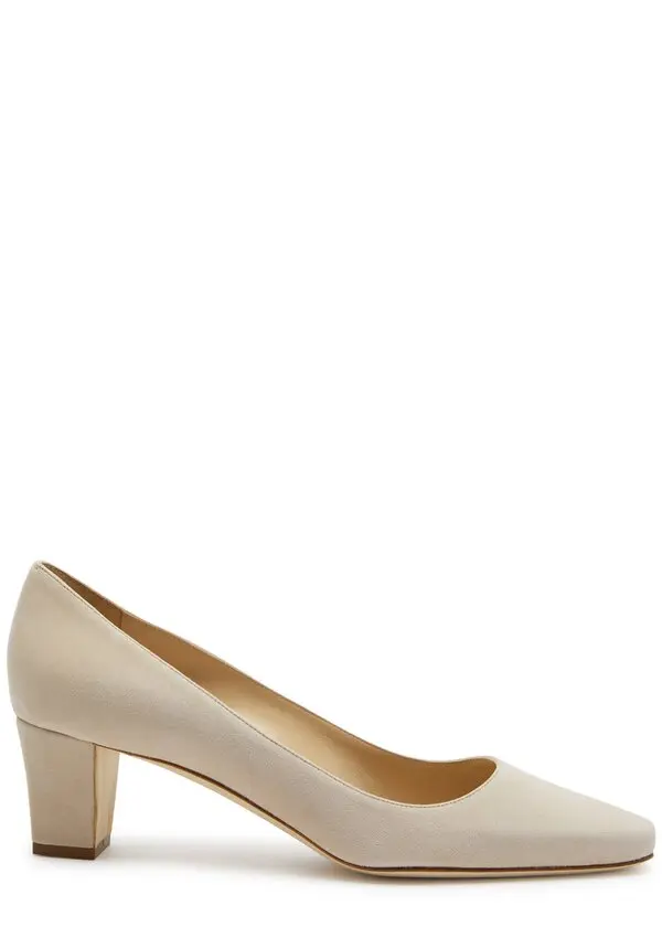 Manolo Blahnik Okkatopla 50 Suede Pumps