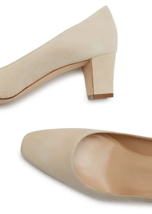 Manolo Blahnik Okkatopla 50 Suede Pumps